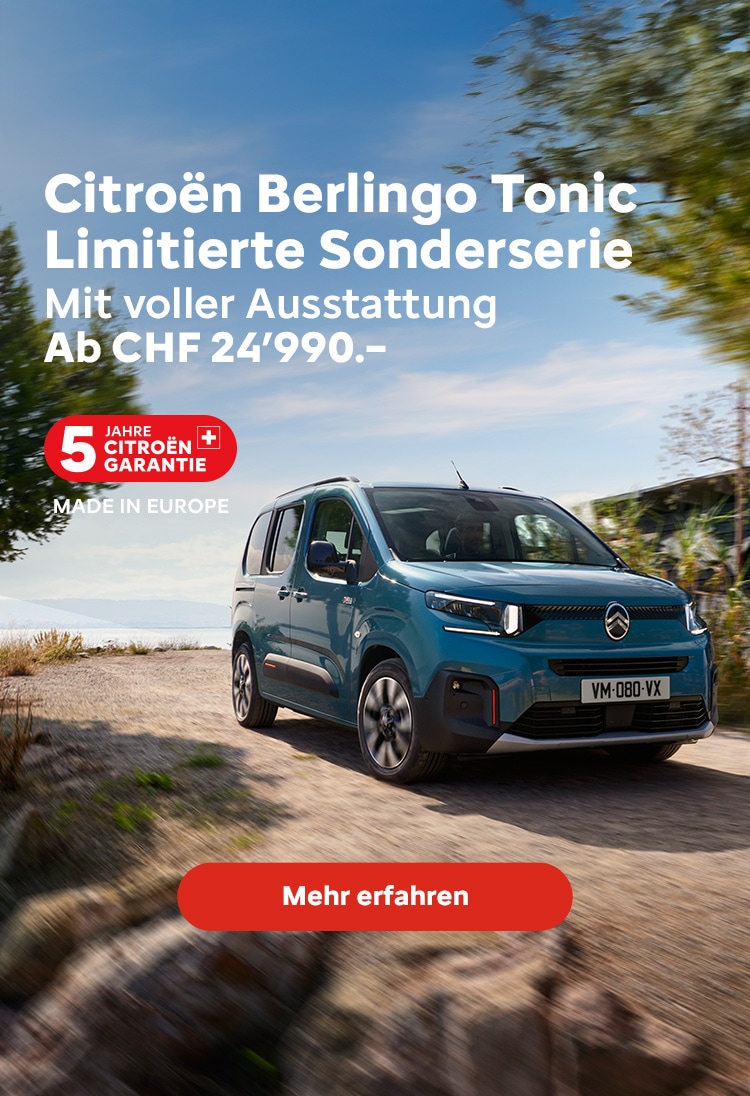 Citroën Schweiz – Elektro-, Hybrid- Neuwagen& SUVs