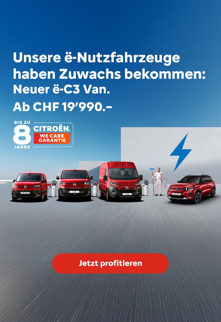 Citroën Schweiz – Elektro-, Hybrid- Neuwagen& SUVs